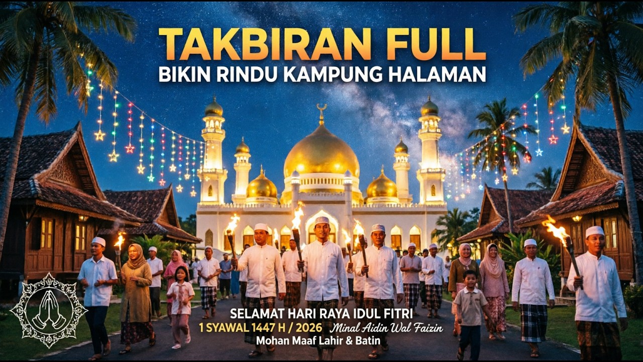 Takbiran Idul Fitri 2026 Full – Takbir Lebaran Menyentuh Hati | 1 ...