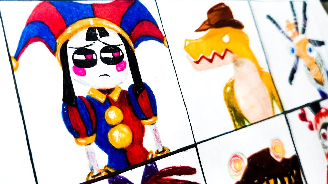 Drawing The Amazing Digital Circus - Ep 2: Candy Carrier Chaos | Kinger ...