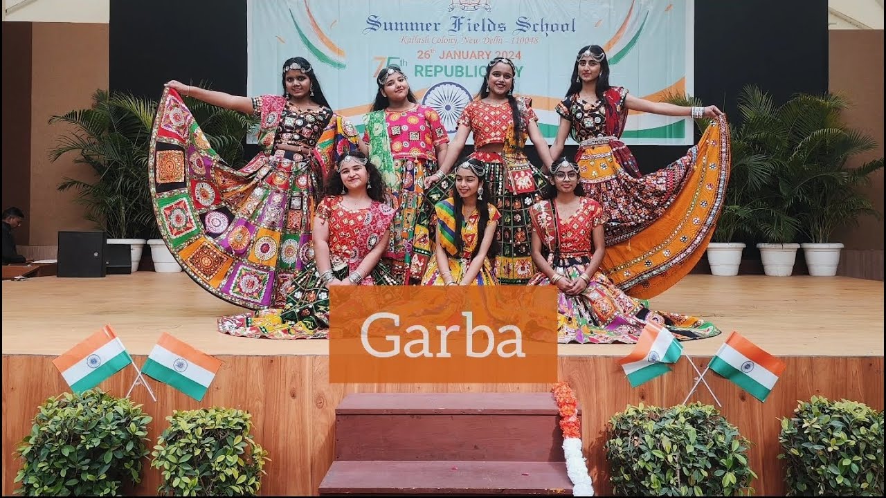 Garba Dance | Republic Day Celebrations 2024 - YouTube