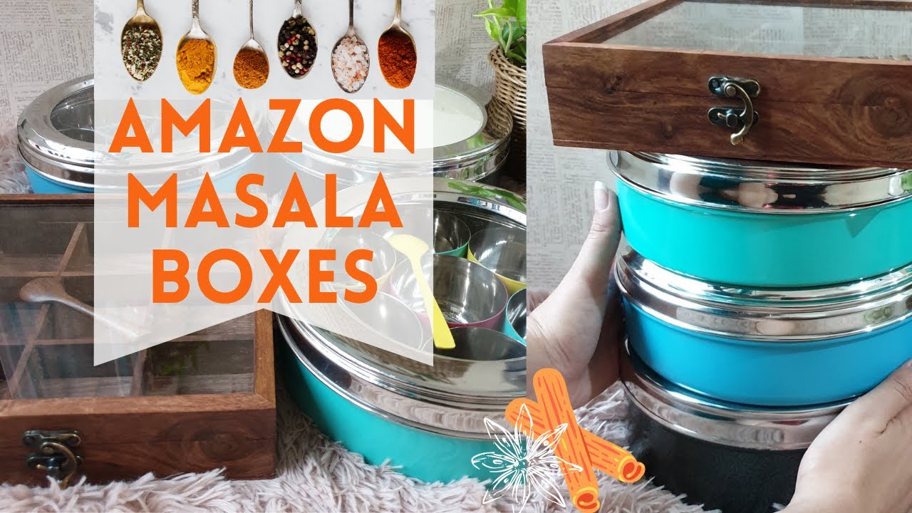 Amazon Spice Boxes Review | Indian Masala Dabba | Indian Spice Box ...