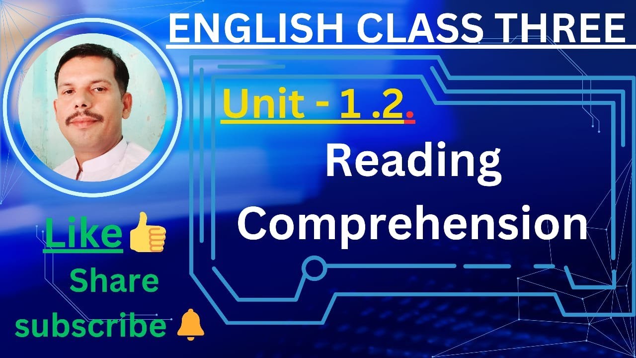 Unit 1.2 Reading Comprehension | Class 3 English | Sindh Text Book ...