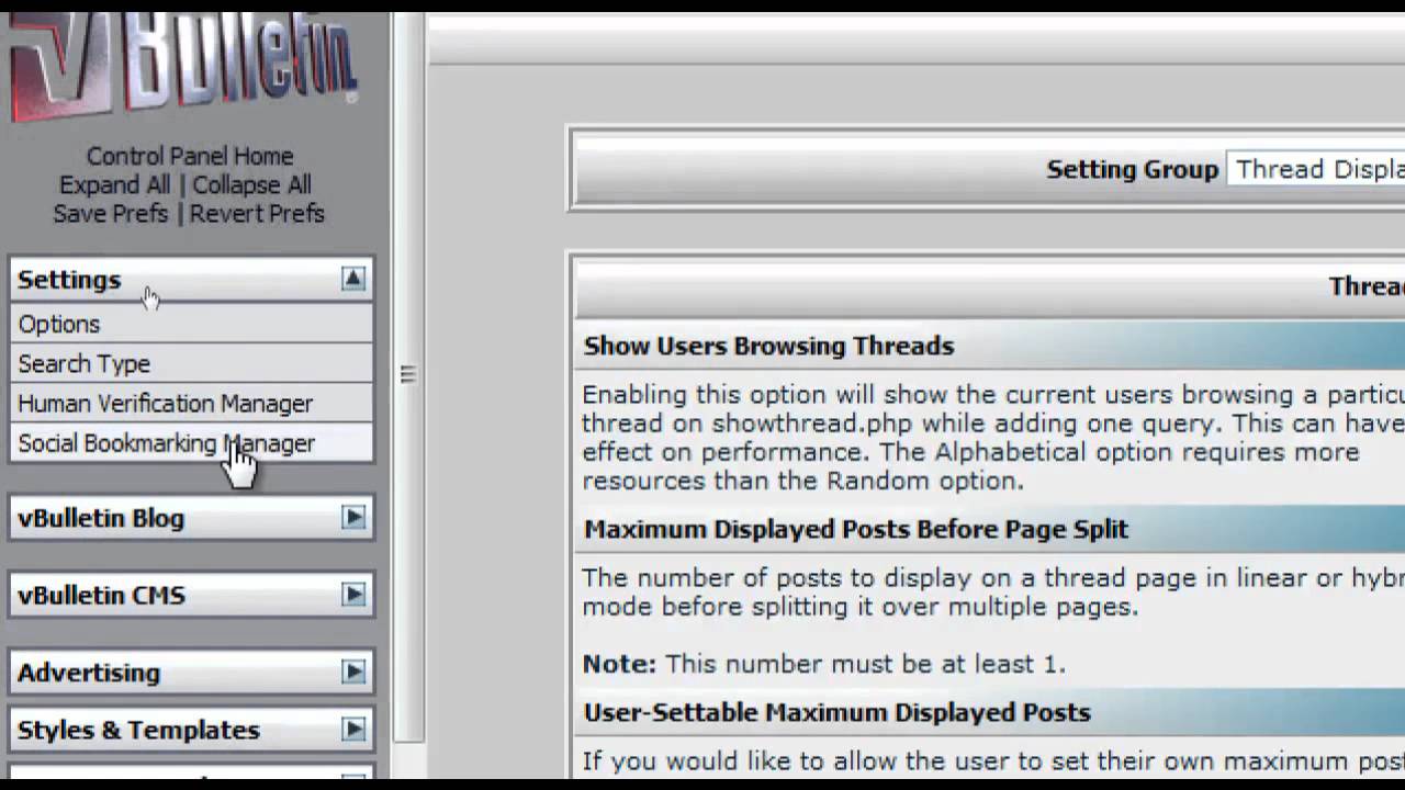 vBulletin 4 - Add Facebook & Twitter Bookmarking Buttons - YouTube
