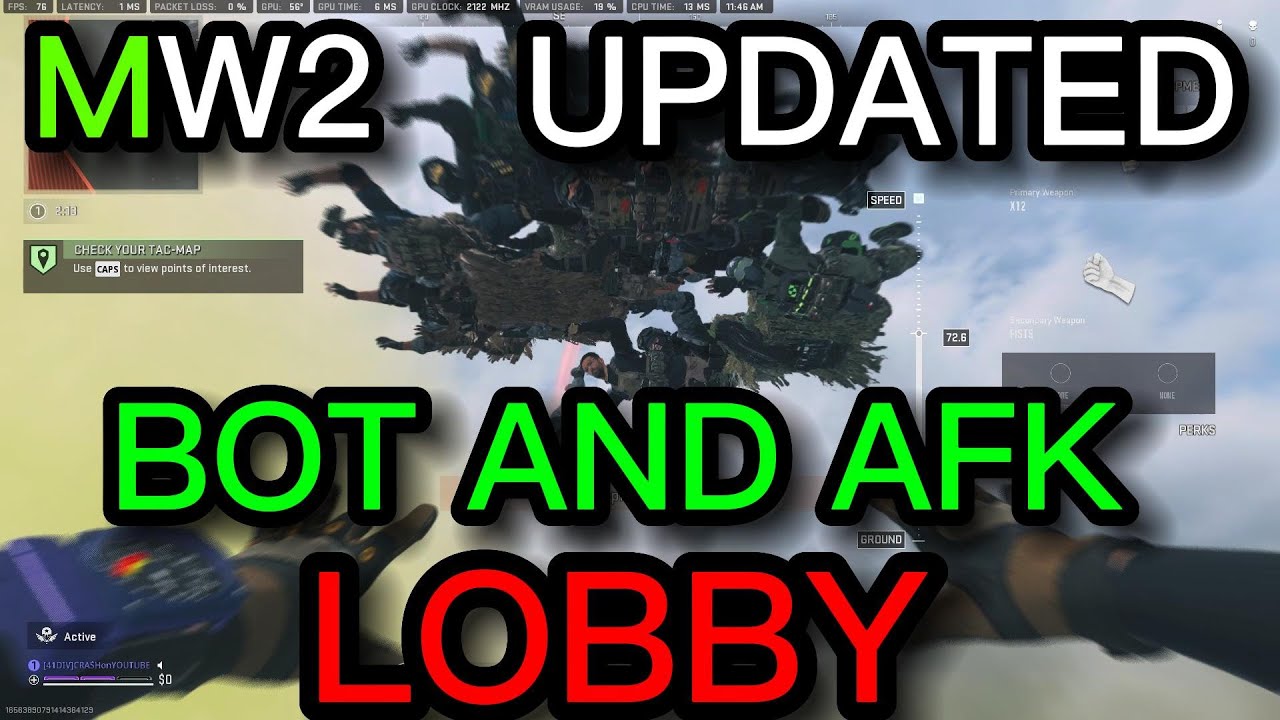 *NEW* How to get into WARZONE 2 BOT LOBBY AND AFK PLAYERS - YouTube