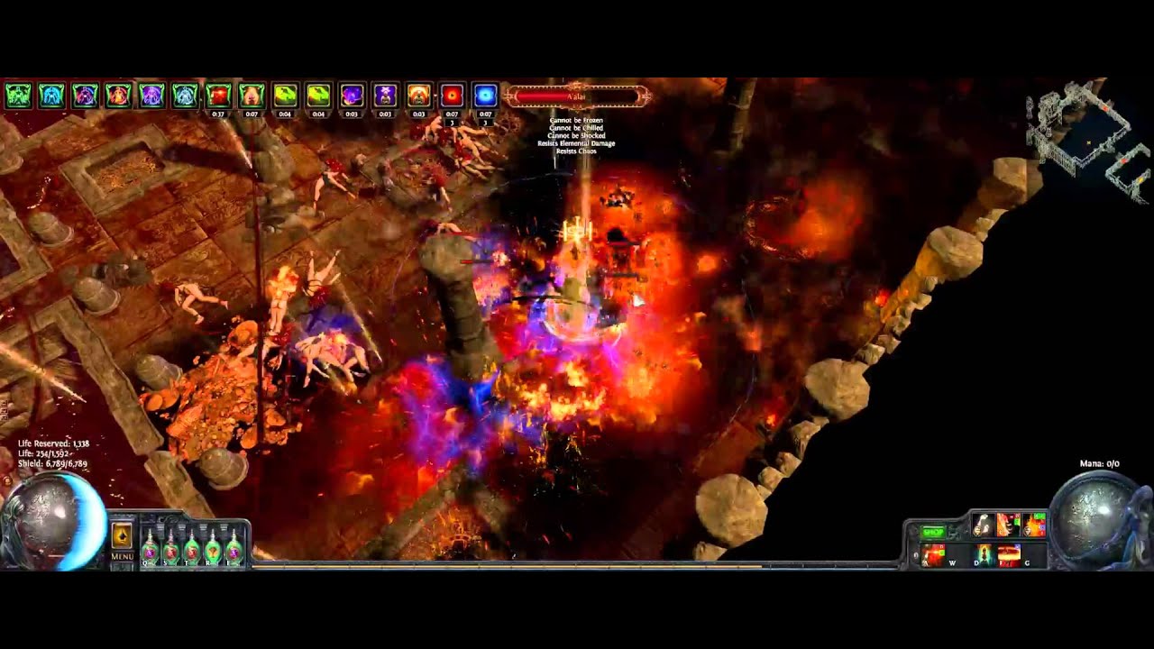 World First Hardcore Solo Alluring Abyss/Uber Atziri - YouTube