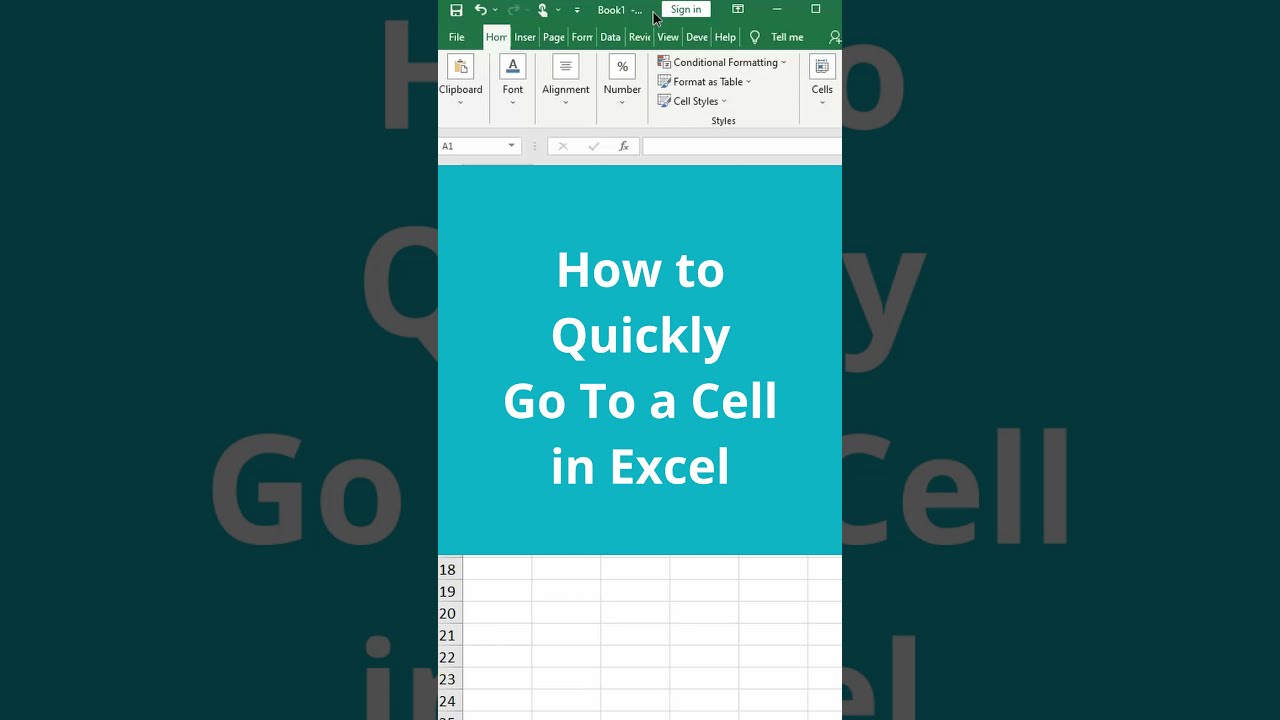How To Quickly Go To Any Cell In Microsoft Excel GoTo Trick shorts How To Quickly Go To Any Cell In Microsoft Excel GoTo Trick shorts
