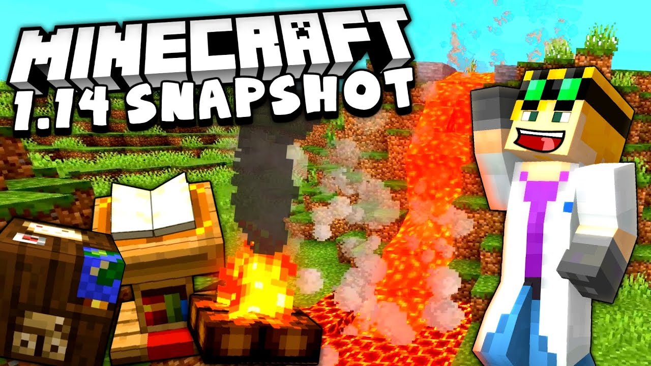 MINECRAFT 1.14 SNAPSHOT - YouTube