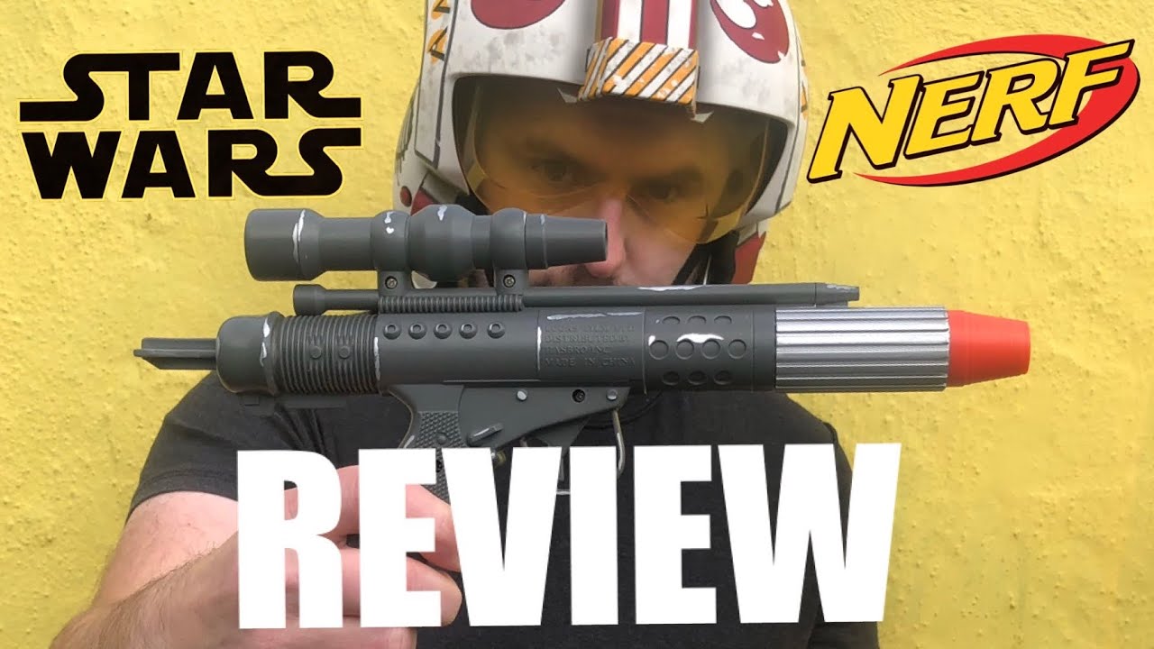 REVIEW Star Wars Nerf Luke Skywalker Blaster Power Of The Force Utility ...