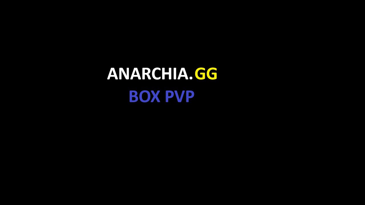 🛑LIVE ON🛑zaczynamy na boxie anarchia.gg - YouTube
