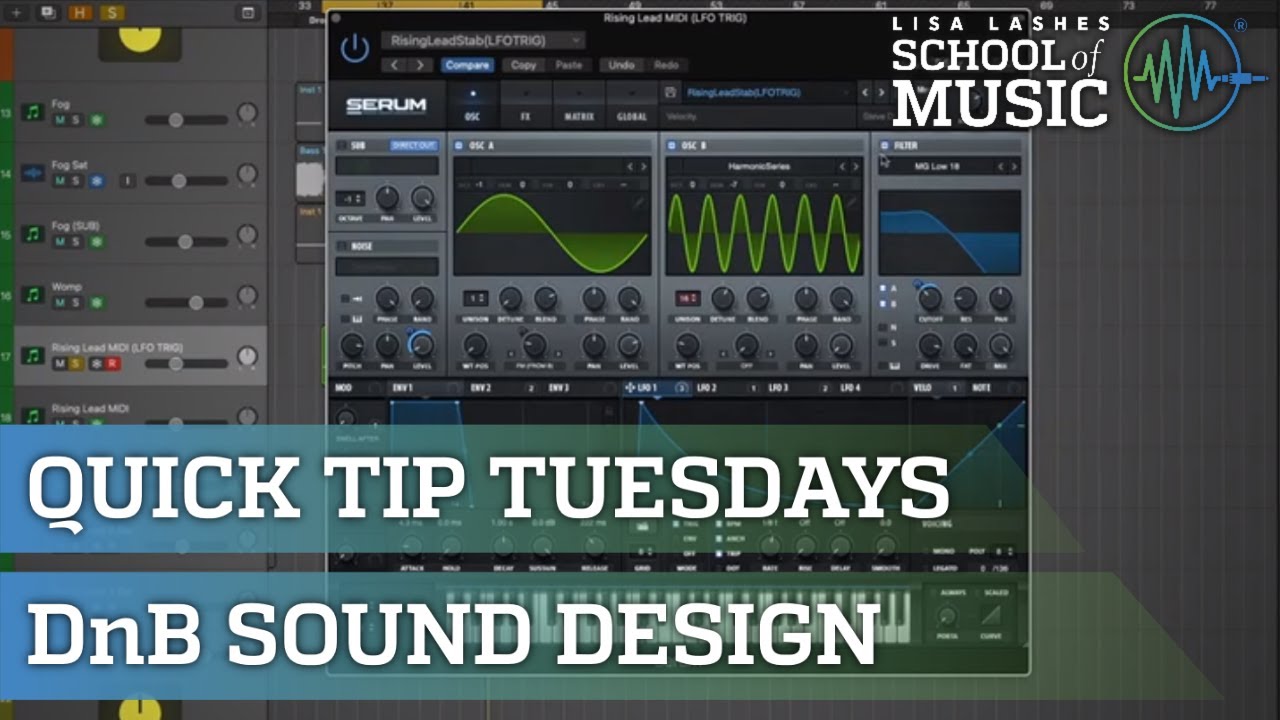 Drum & Bass Sound Design Tutorial - YouTube