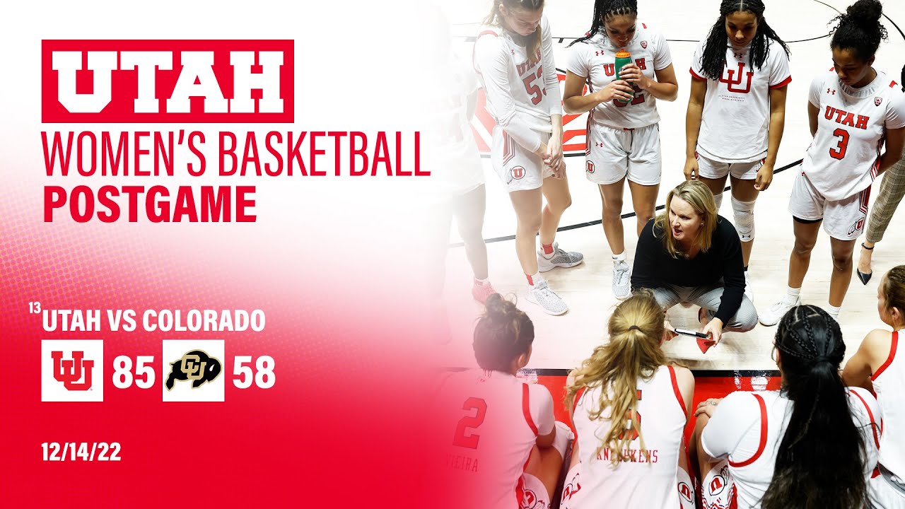 Utah Stays Undefeated with Win Over Colorado | POSTGAME - YouTube