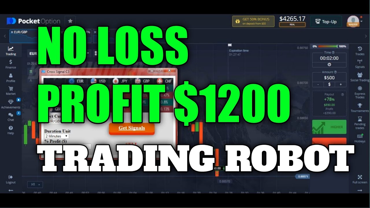 No Loss Profit $1200 With Trading Robot || Best Binary Options Bot - YouTube