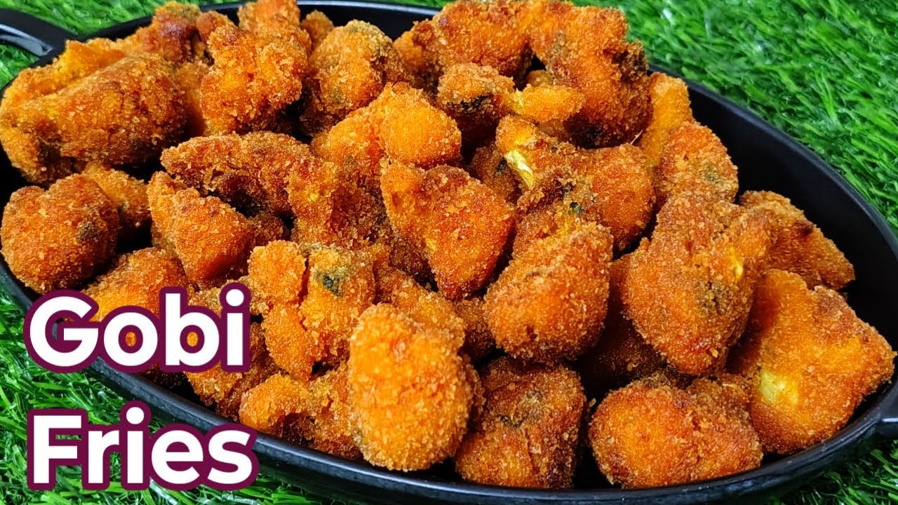 Gobi fries recipe/Cauliflower fries/Crispy gobi snacks/Easy snacks ...