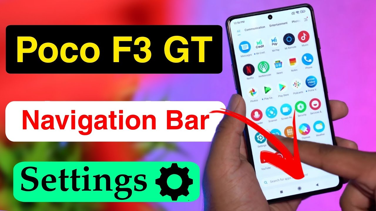 How To Change Navigation Button in Poco F3 GT | Poco F3 GT me Back ...