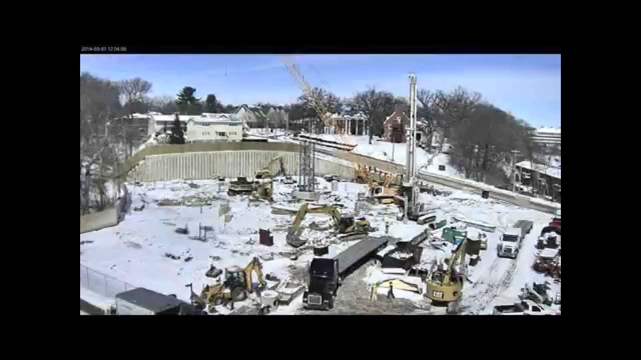 University of Iowa Visual Arts Building Construction Time Lapse - YouTube