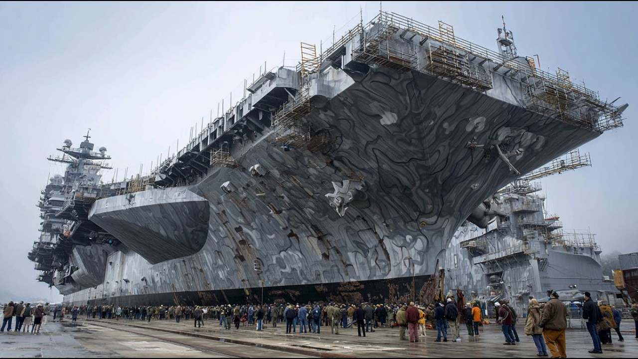 Inside the World's Largest Shipyards: How Superyachts, Aircraft Carrier& Mega Cruise Ships Are ...