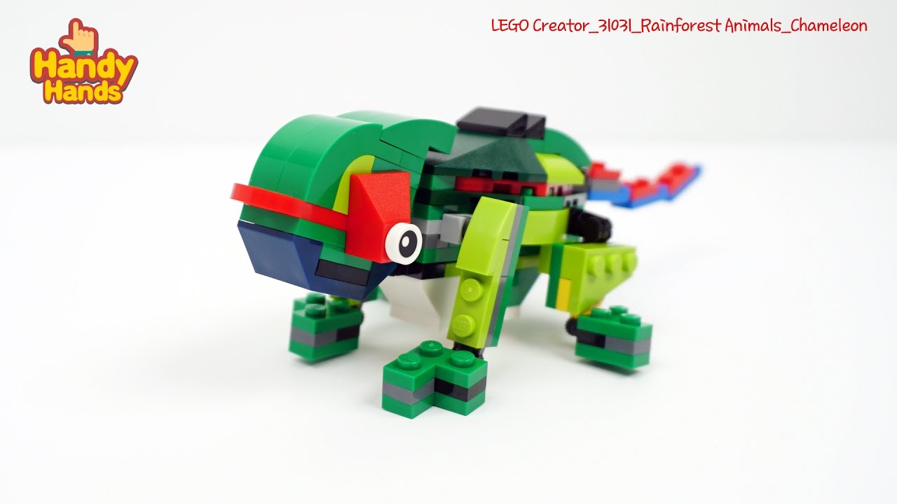 LEGO Creator 31031 Rainforest Animals - Chameleon - Speed Build - YouTube