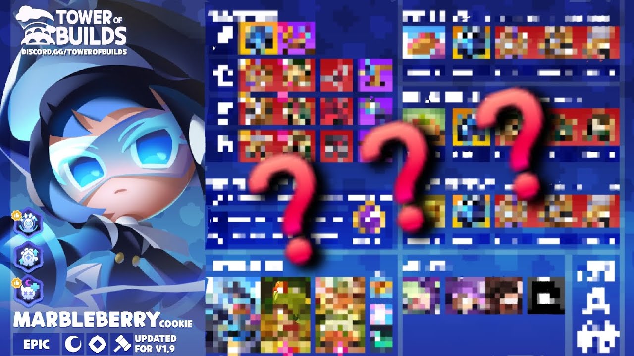 Most Optimal Builds for Marbleberry Cookie Run Tower of Adventures ...