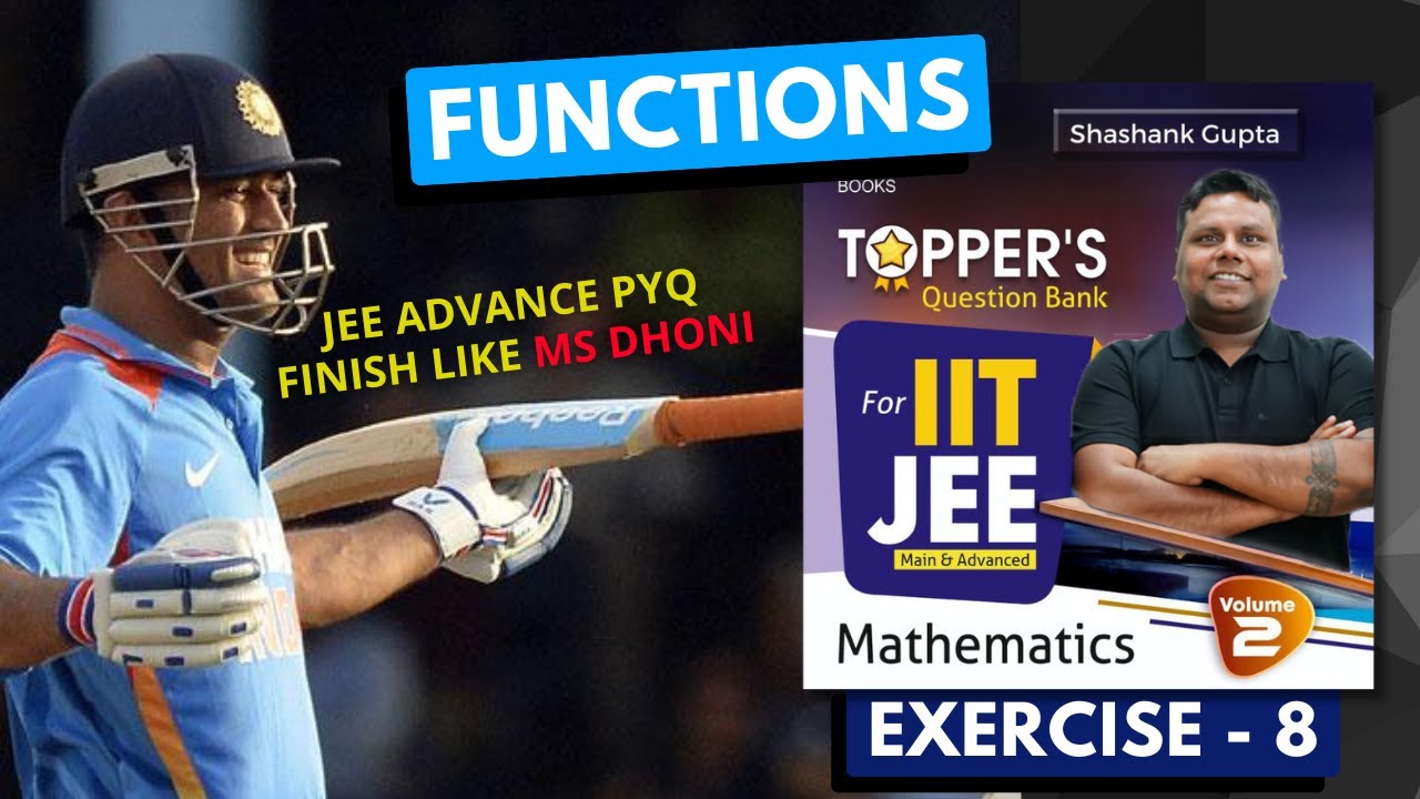 Functions I Exercise - 8 I GRB Toppers Question Bank Mathematics I ...