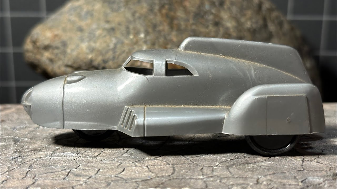 Pyro Plastics "Pyromatic Rocket Ship" 1950s Space Car, with Surprise ...