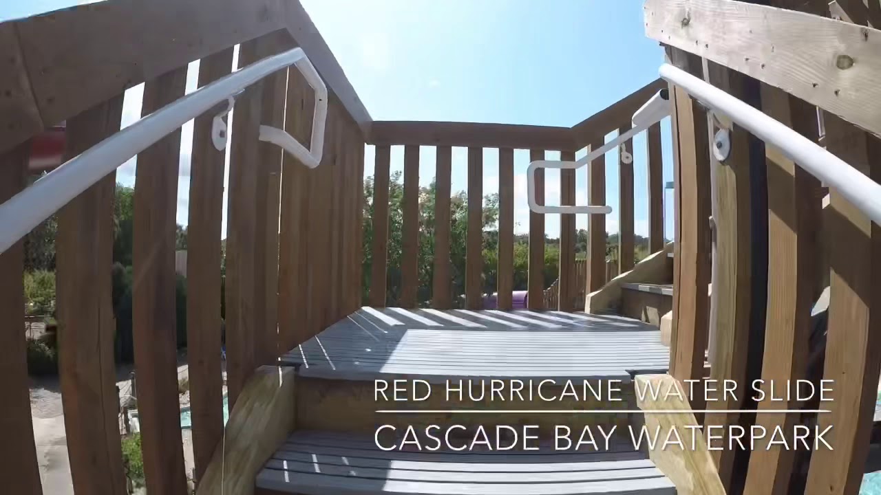Cascade Bay Waterpark - Red Hurricane Waterslide [NEW 2019] Dark & Fast ...
