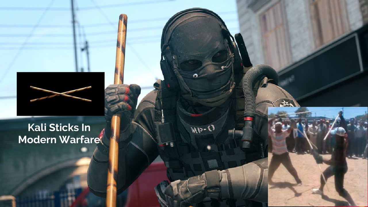 The Kali Sticks In Modern Warfare - YouTube