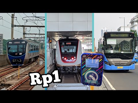 Promo HUT DKI Jakarta, Naik Mrt Dan Transjakarta Cuma 1 Rupiah!! || HUT ...