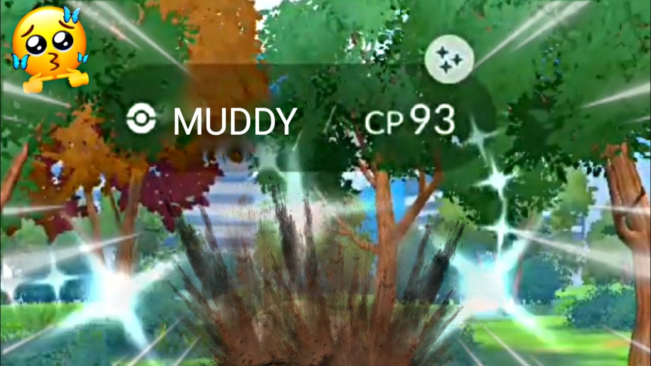 Amazing!!! Got this shiny green mud Pokemon in.............. Pokemon go ...