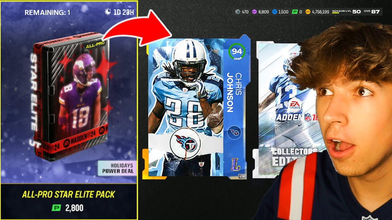 All-Pro Star Elite Packs & Holiday Legends Packs - YouTube