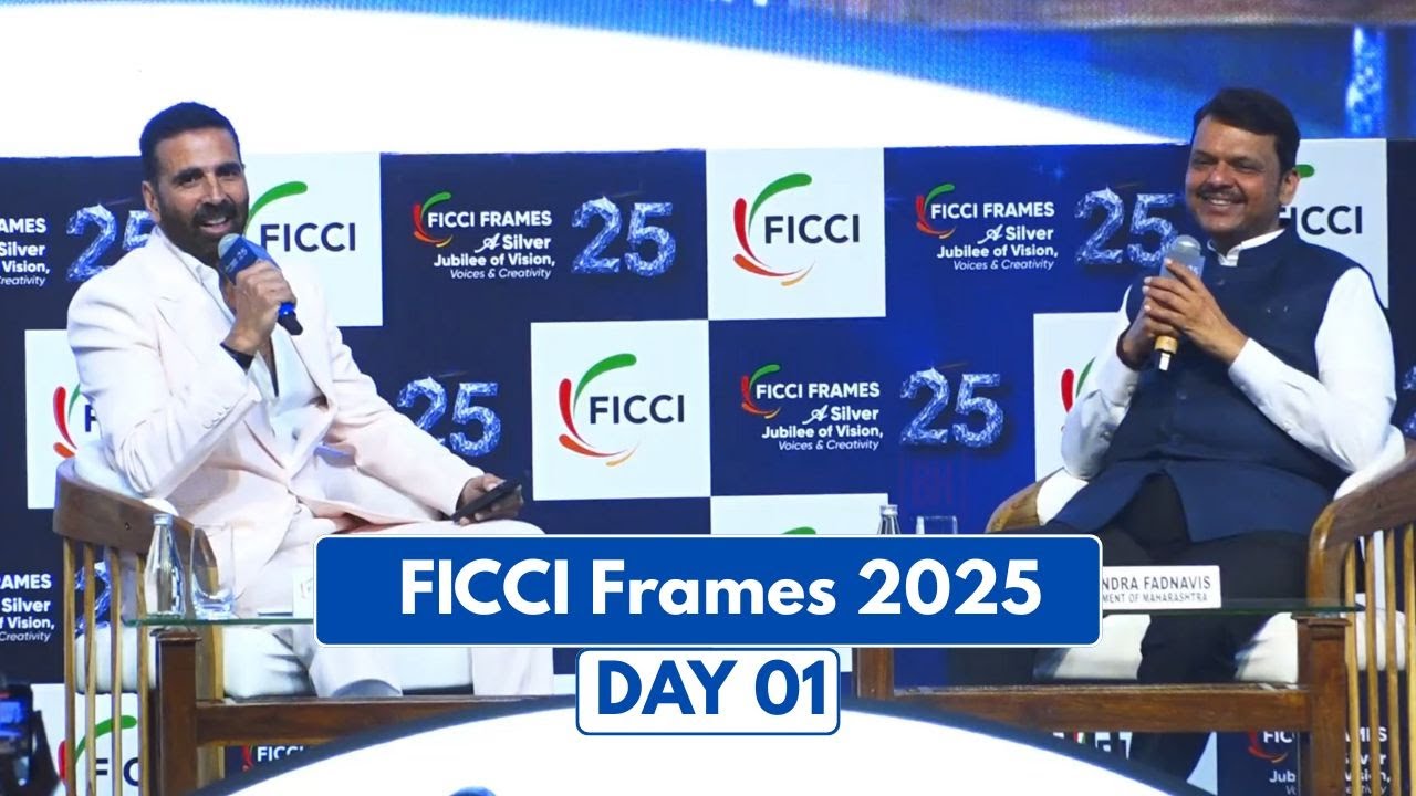 Akshay Kumar, Devendra Fadnavis & Others Celebs At FICCI Frames Day-1 ...