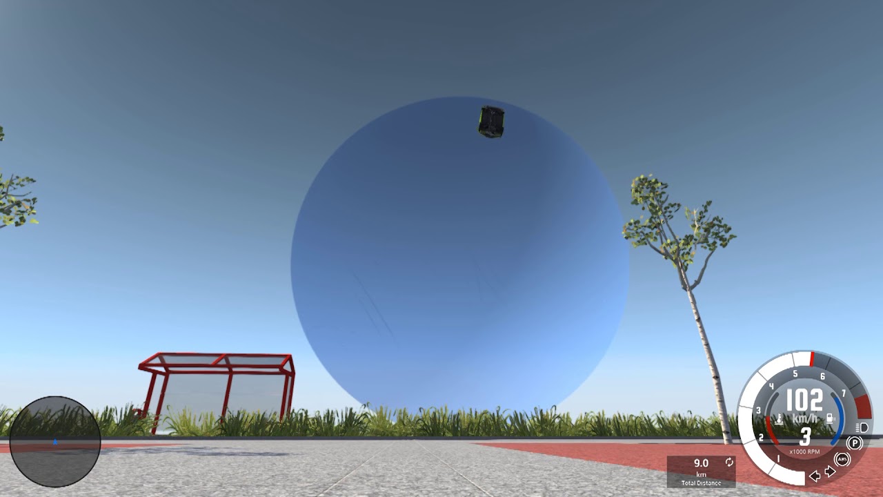 BeamNG Glass Sphere Fun! - YouTube