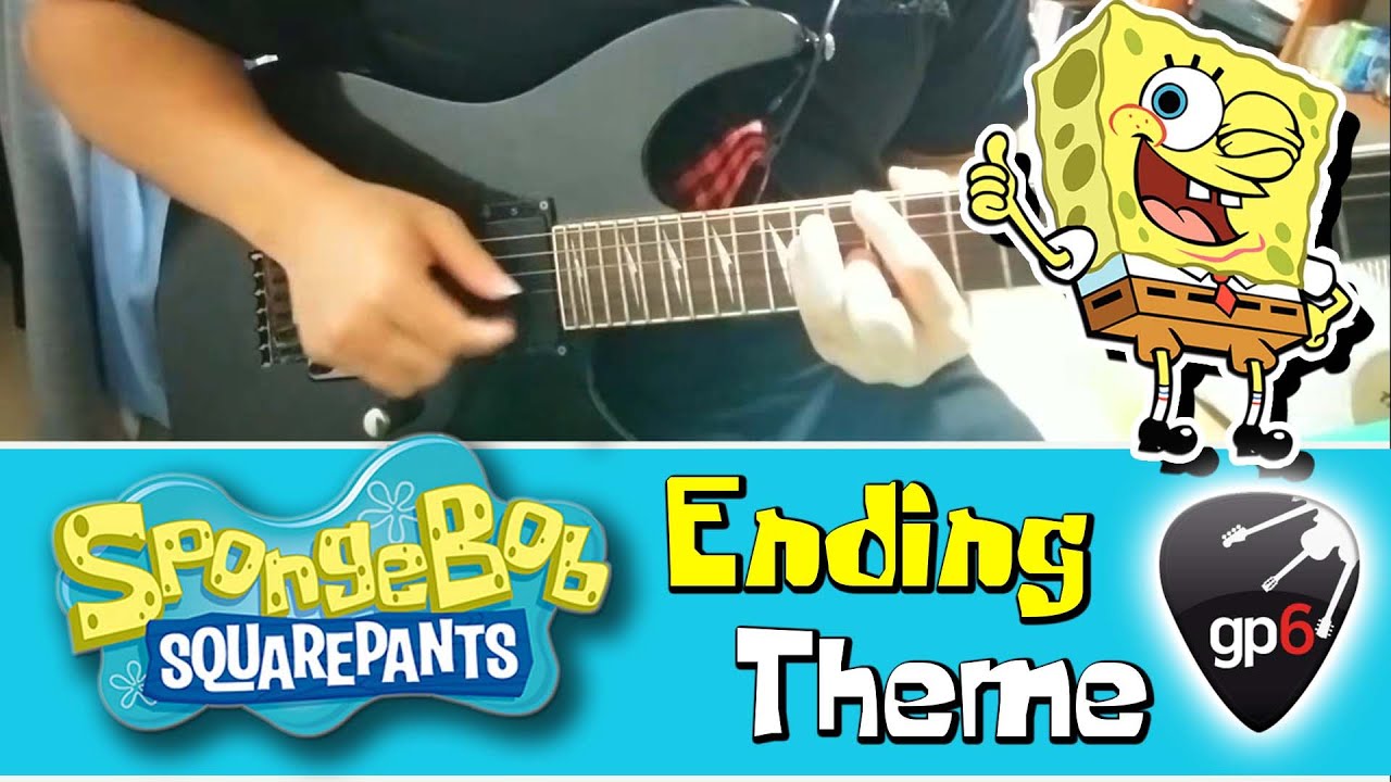 Sponge Bob Ending Theme Guitar Cover (+TAB) - YouTube