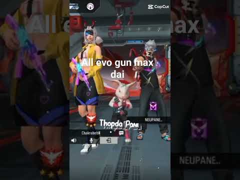 All evo gun max dai #freefire #shortsvideo #901wrestling - YouTube