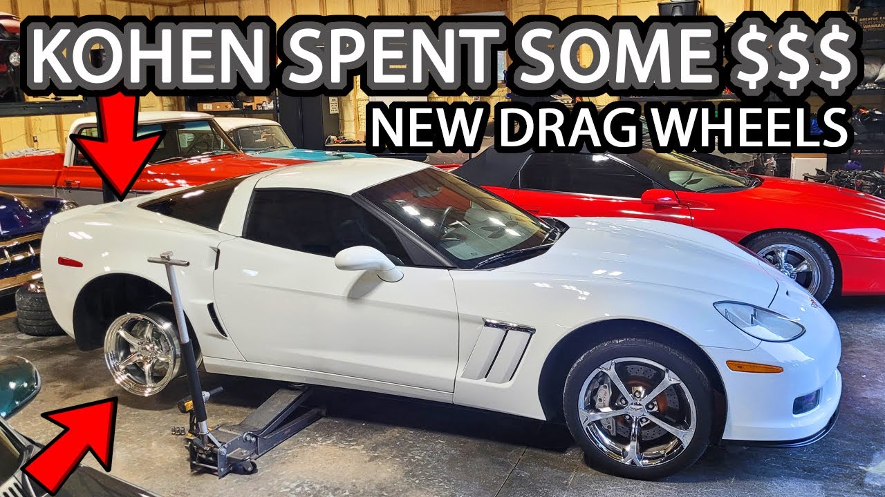 Test Fitting New Billet Specialties Drag Wheels on C6 Corvette Grand ...