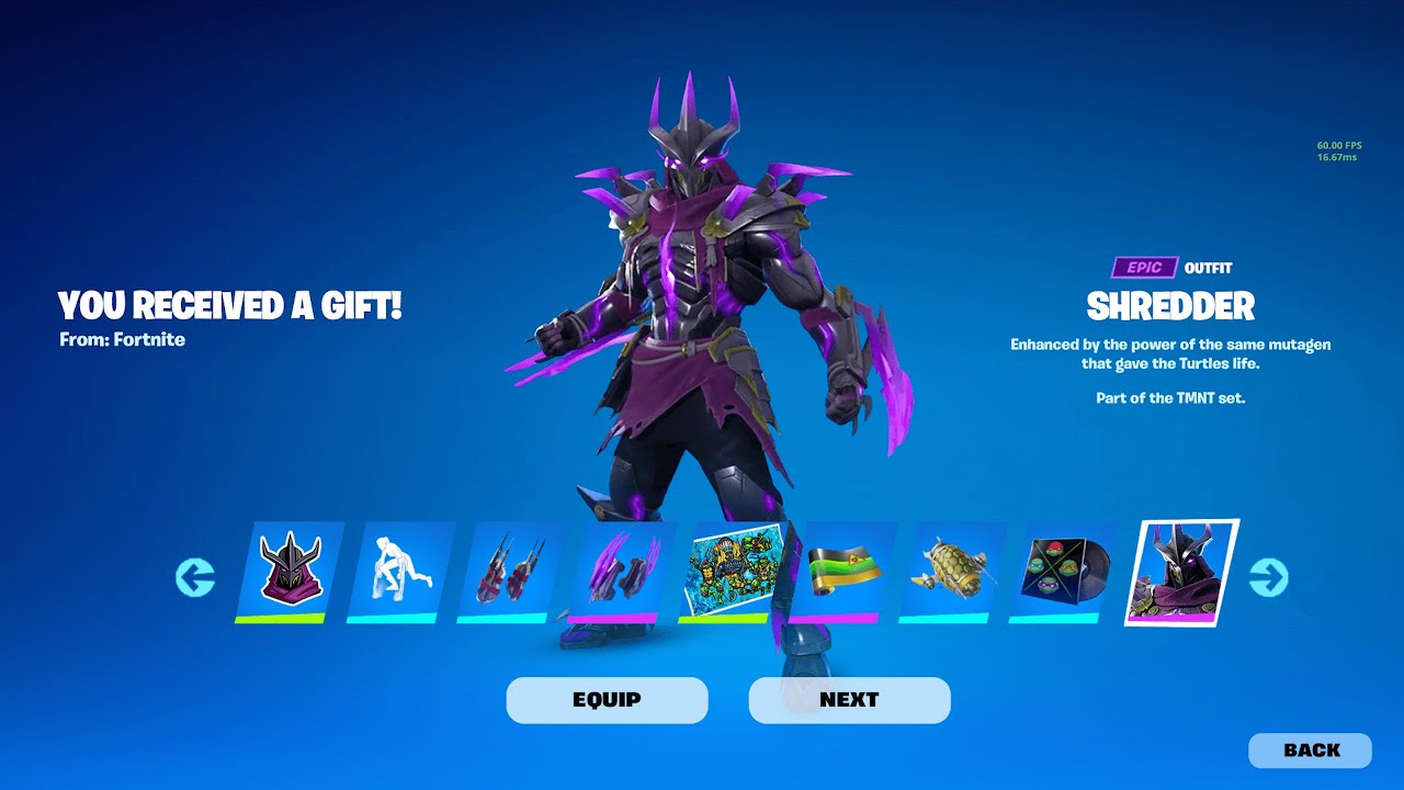How to Claim the Super Shredder Skin..! - YouTube