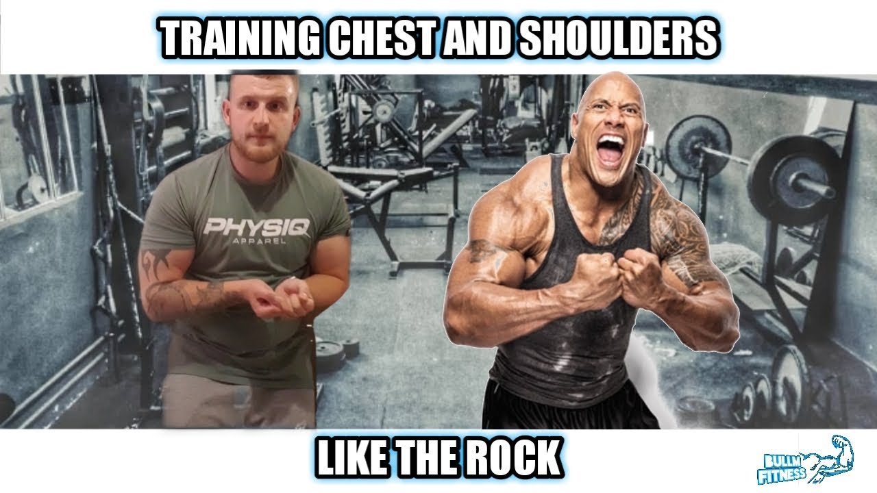 I Tried Dwayne The Rock Johnson's chest and shoulder workout | Bullm ...