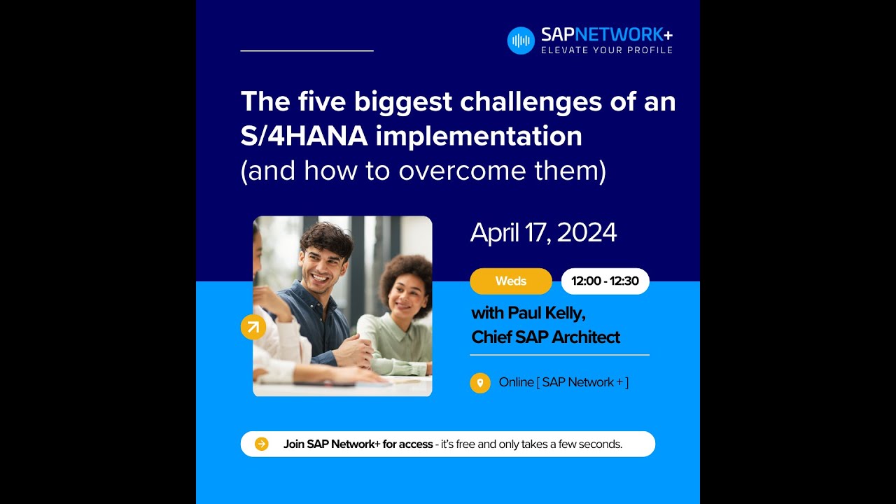 How to successfully complete an S/4HANA implementation - YouTube
