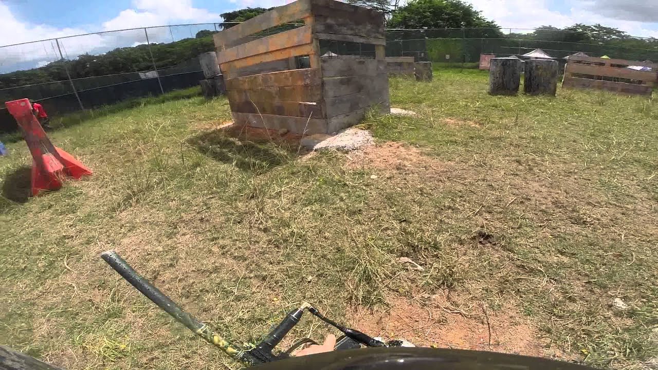 Paintball Fight - Round 3 - YouTube