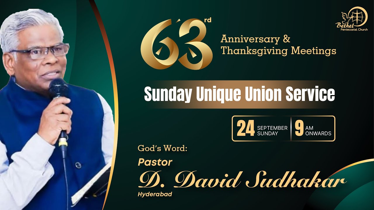 Sunday Unique Union Service | 24th September 2023 | Pastor David ...