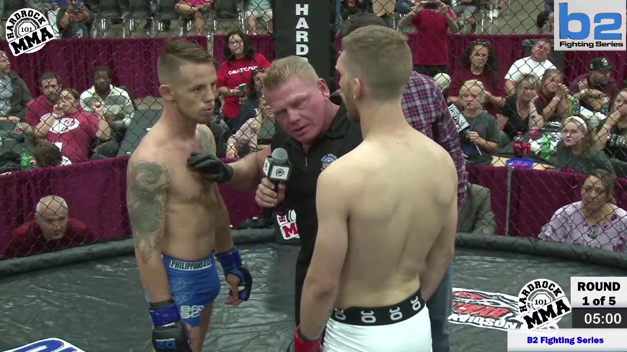 Hardrock MMA 101 Fight 9 Jeremy Pender vs Rob Walker 135 PRO Title ...