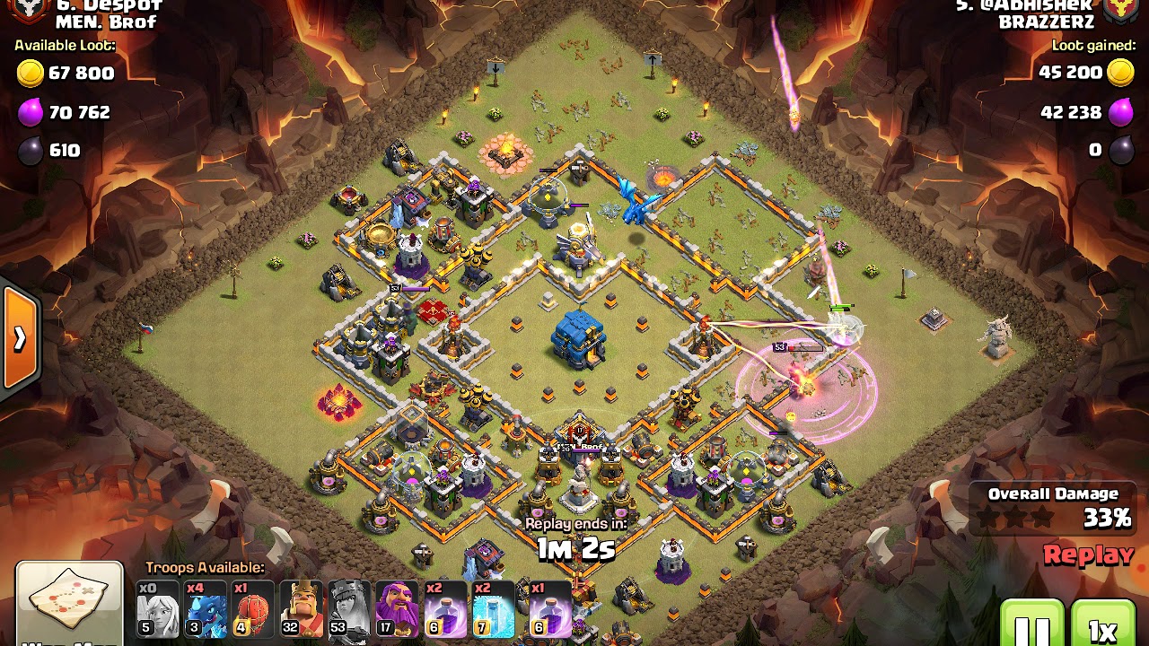 WAR SERIES - IV | ENEMY BASE ON ATTACK | TH- 12 | CLASH OF CLANS ...