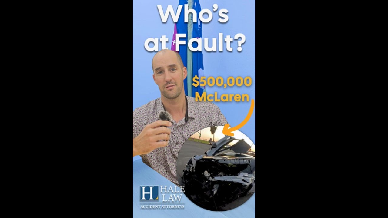 Who’s at fault? Attorney Patrick Hale breaks down $500k McLaren vs. Honda accident 🚗💥 - YouTube