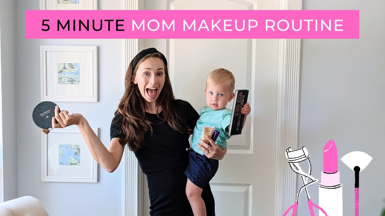 Busy Mom Makeup Routine | 5 Minutes Tops! | Mama Says - YouTube