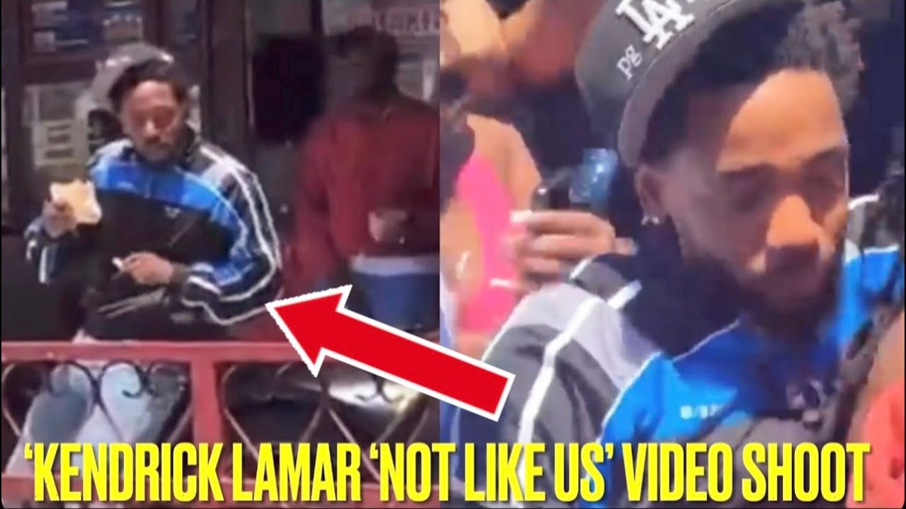 Kendrick Lamar ‘Not Like Us’ Music Video Behind The Scenes In Compton ...