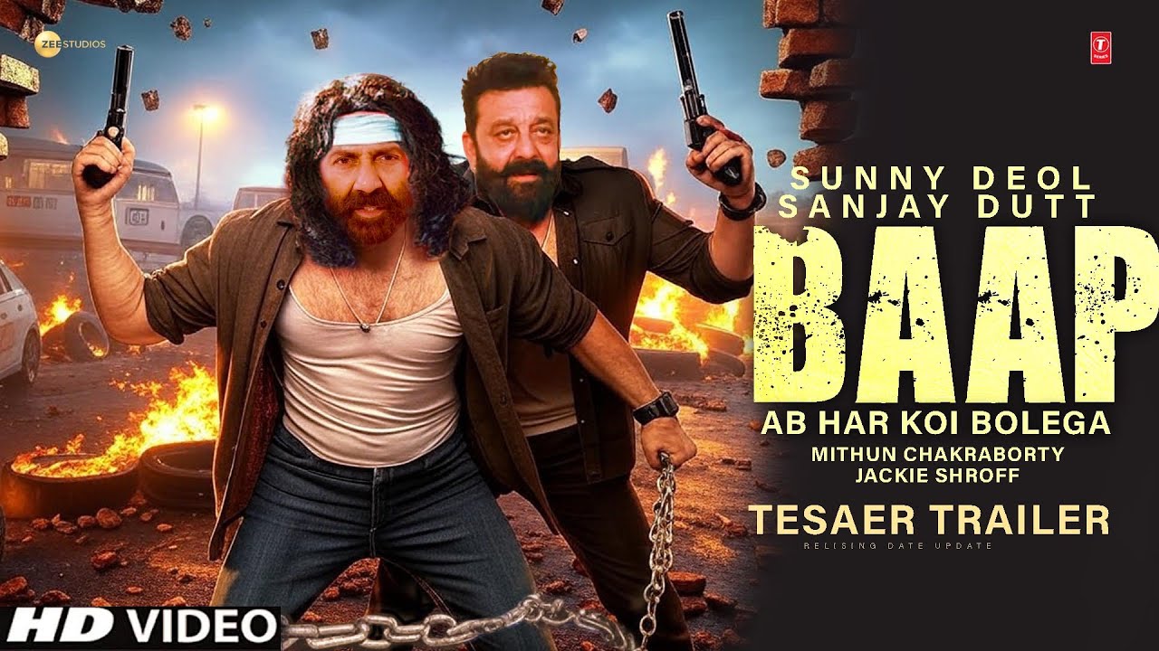 Baap | Official Trailer 2025 | Sunny Deol | Sanjay Dutt | Jacky Shroff ...