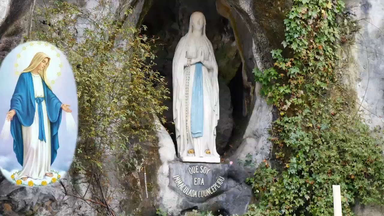 Diffusion en direct de La grotte de Lourdes - YouTube