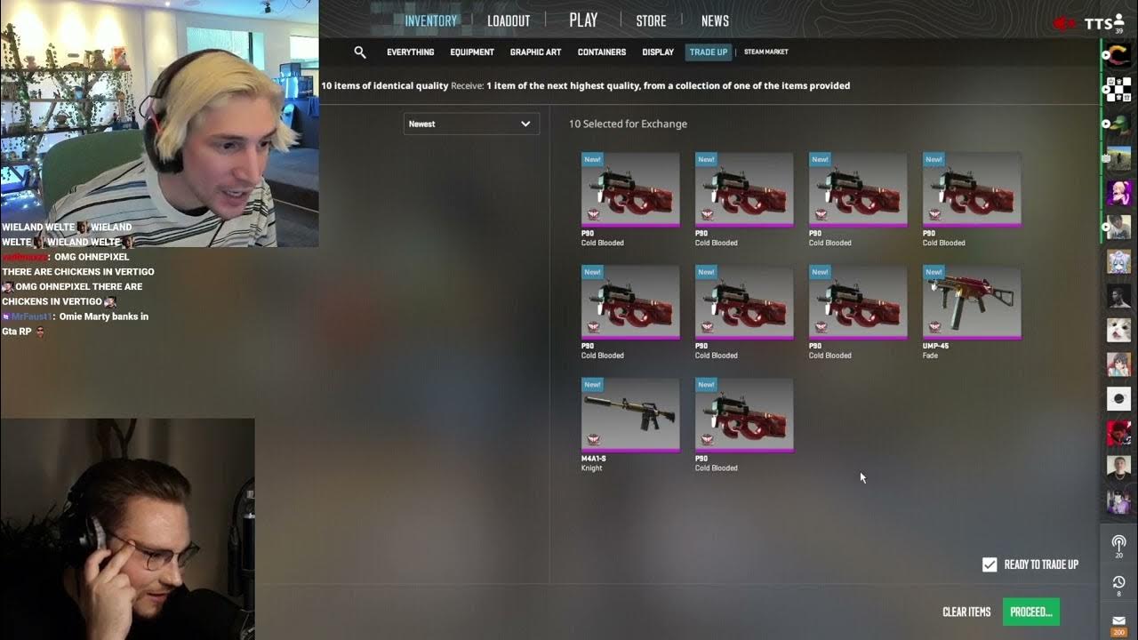 xQc first CS2 Dragon Lore + ohnePixel reaction - YouTube