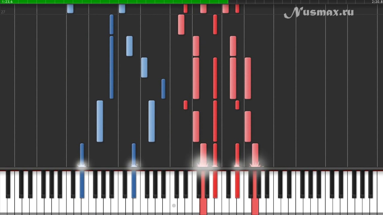 National Anthem of the USSR / Russia (Гимн России) Piano Tutorial (Synthesia + Sheets + MIDI ...