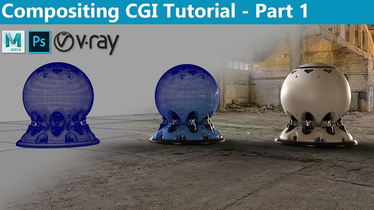 Compositing CGI with Maya and V-Ray - Part 1 - YouTube