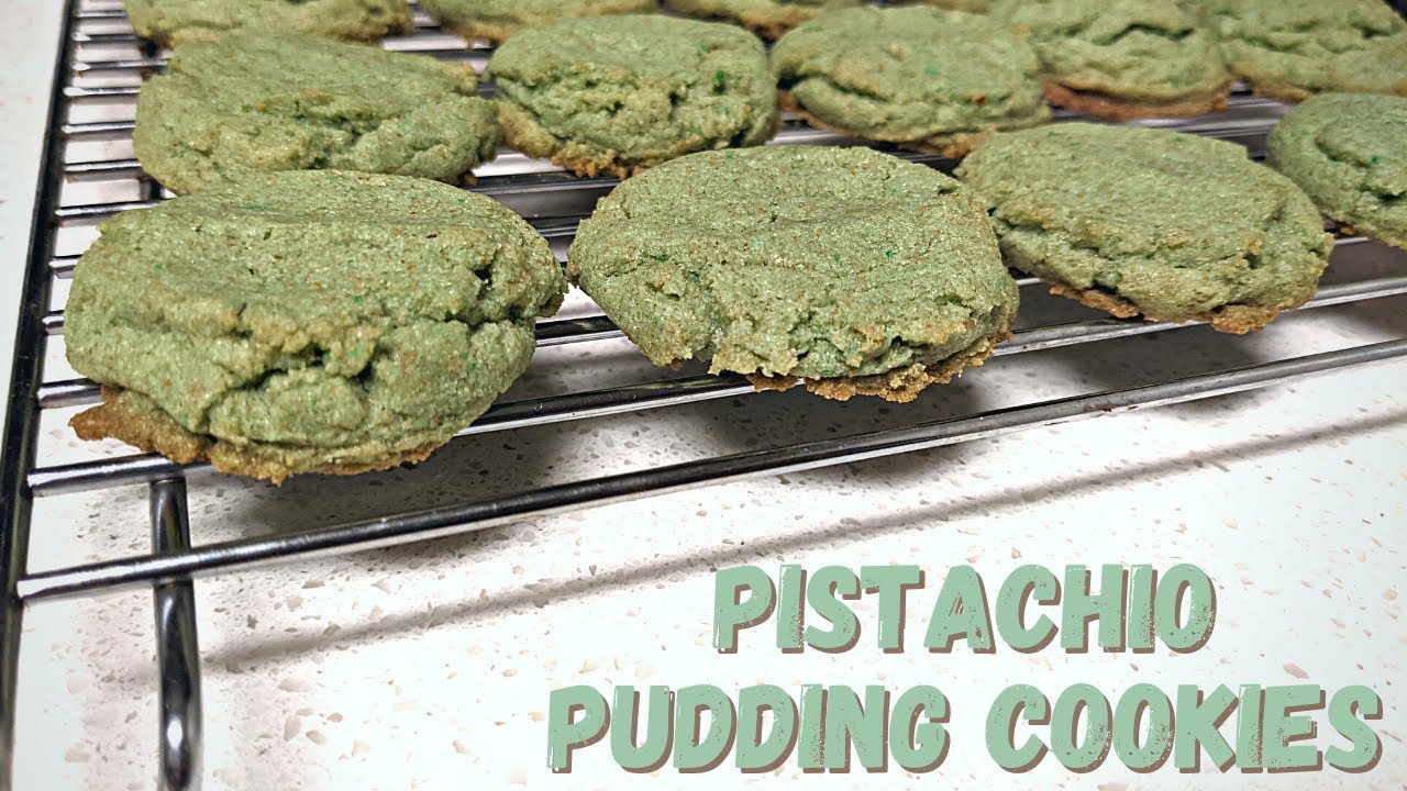 Pistachio Pudding Cookies | Quick & Easy Drop Cookie Recipe 💚 | Spring ...
