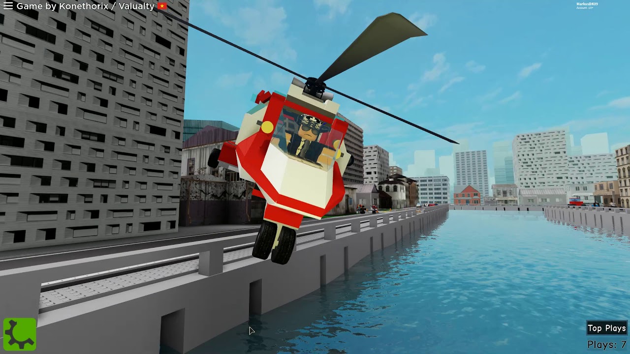 a man has fallen into the river in roblox city! - YouTube